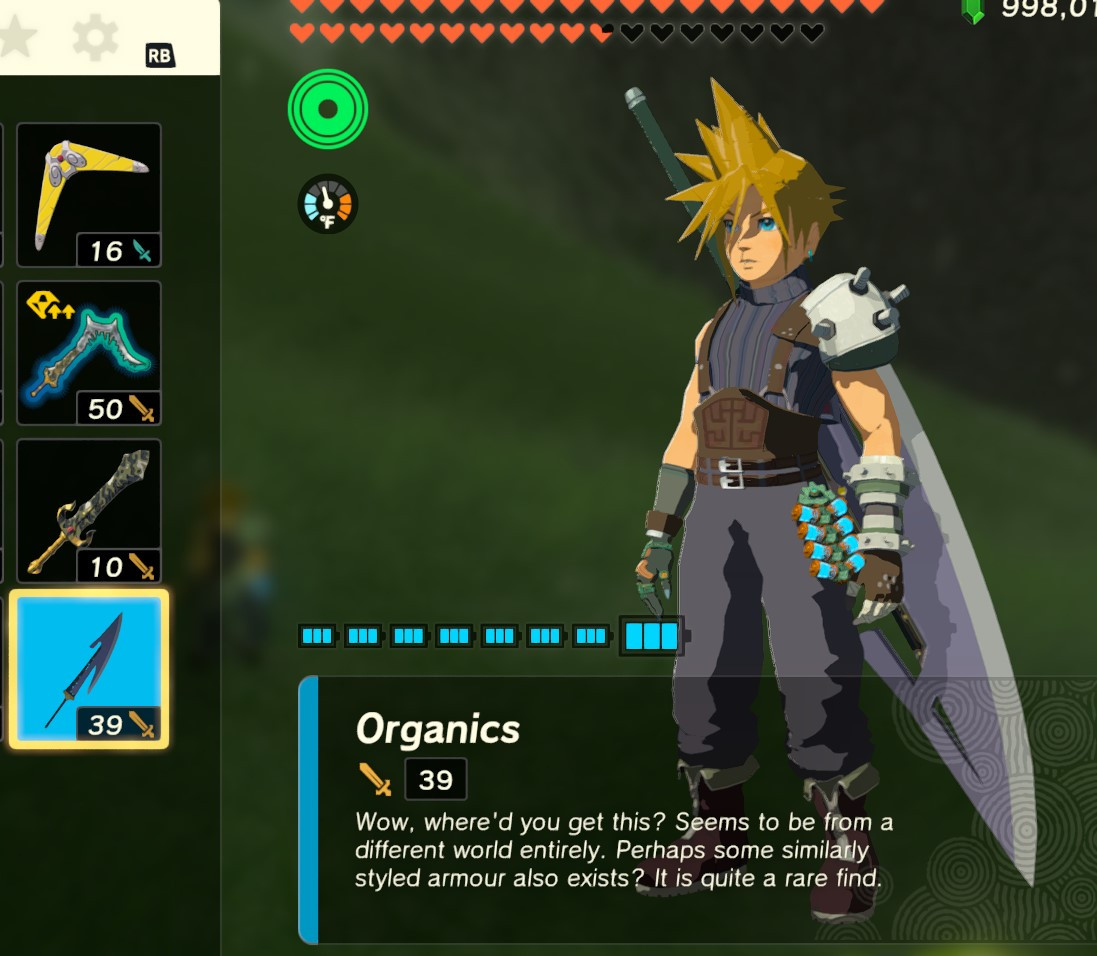 Cloud Strife Soldier Mod for The Legend of Zelda: Tears of the Kingdom ...