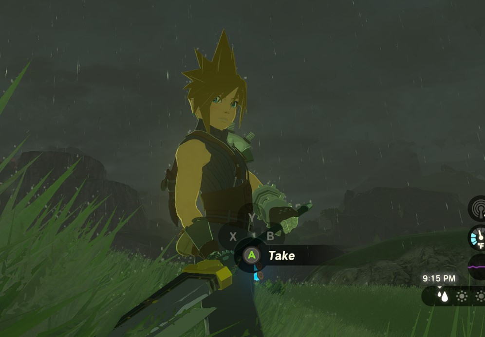 Cloud Strife Soldier Mod for The Legend of Zelda: Tears of the Kingdom ...