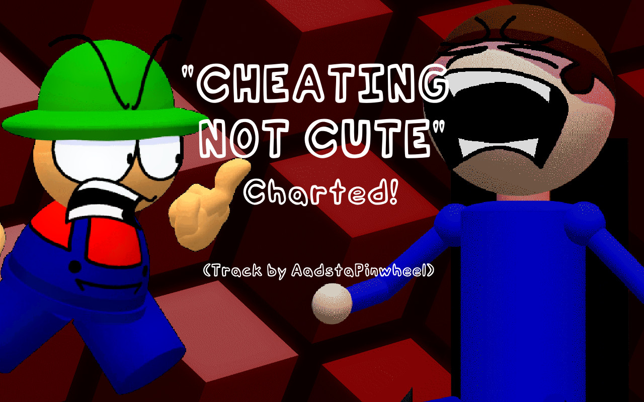 Cheating Not Cute - Recharted! Mod for Friday Night Funkin' | FNF Mods