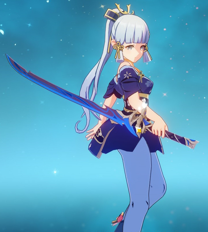Blue Kagotsurube Isshin Mod for Genshin Impact | GI Mods