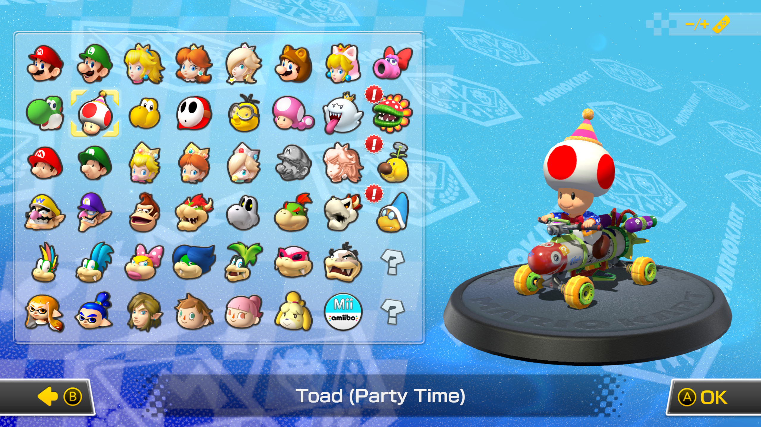 Party Time Toad (Mario Kart Tour Port) Mod for Mario Kart 8 Deluxe ...