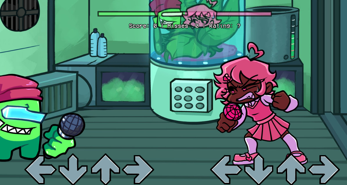 FNF Playable Human Pink Impostor (Human Hijinks) Mod for Friday Night ...