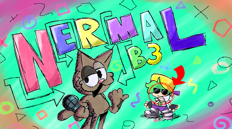 NERMAL NERMAL NERMALLIN B3 REMIXED Mod for Friday Night Funkin' | FNF Mods