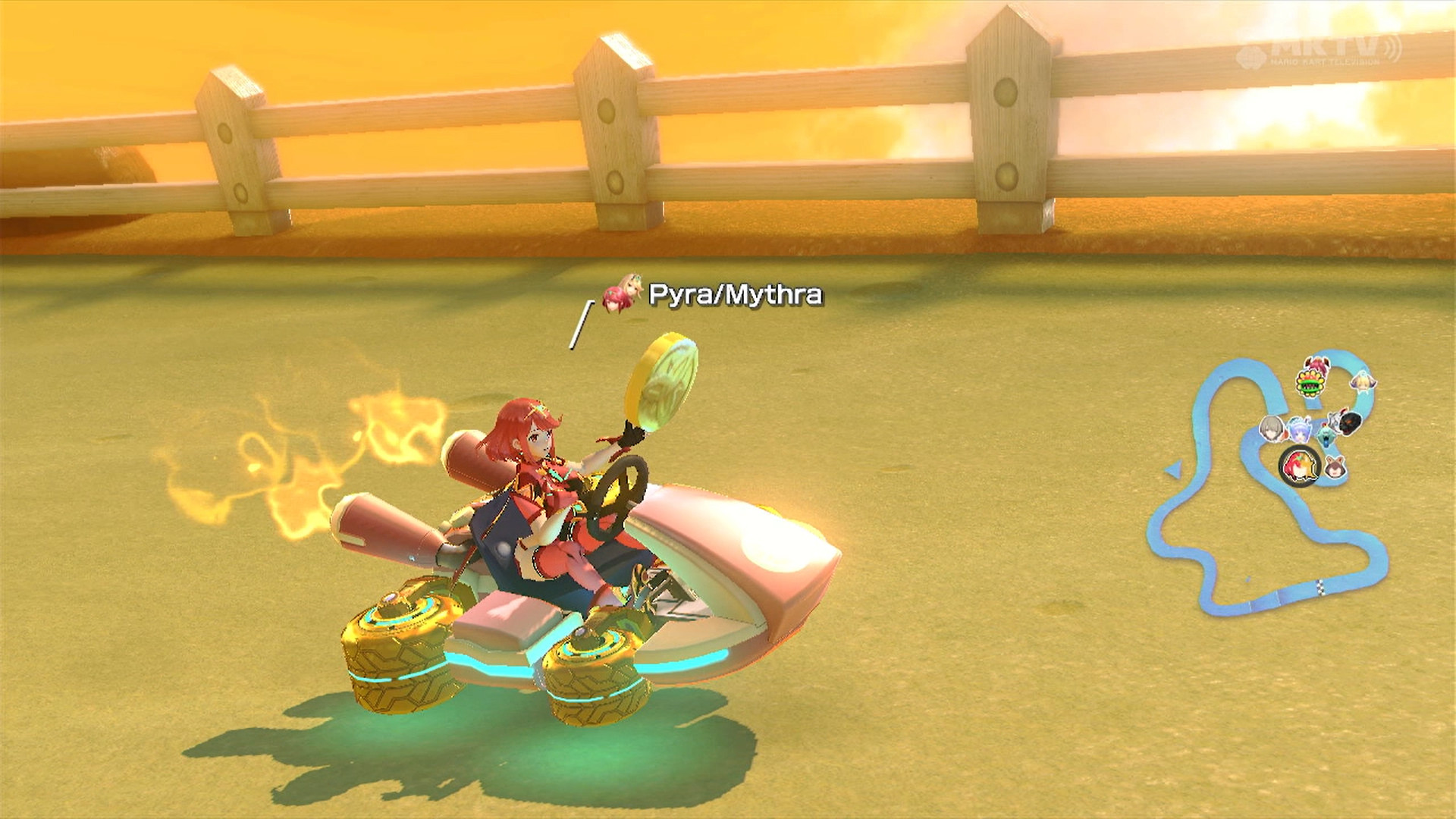 Pyra and Mythra Mod for Mario Kart 8 | MK8 Mods