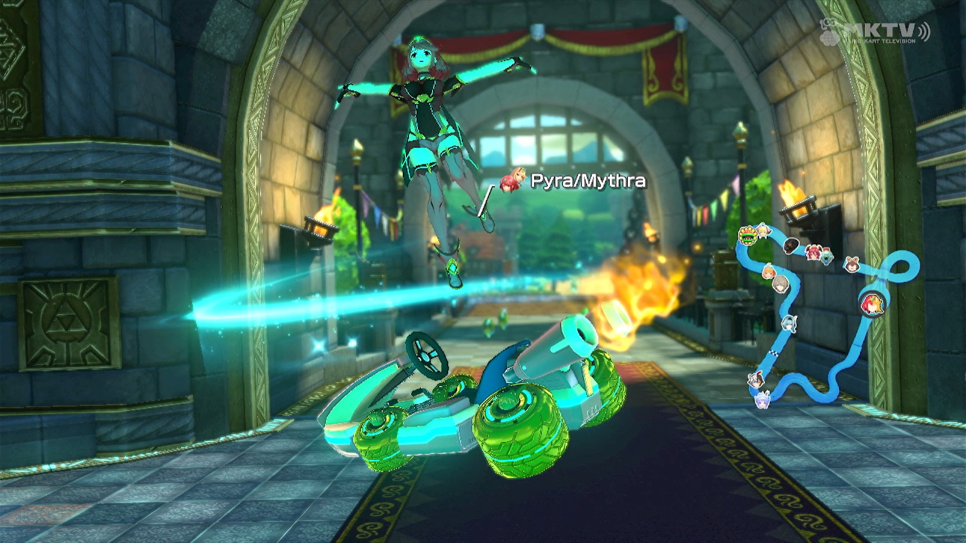 Pyra and Mythra Mod for Mario Kart 8 | MK8 Mods