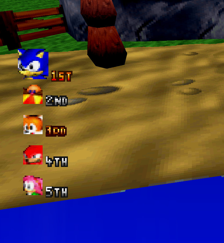Enhanced Racer HUD Mod for Sonic R | SR Mods