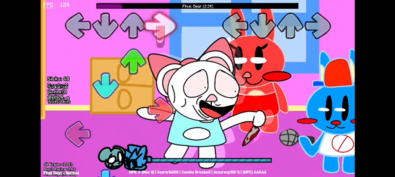 Funky Blood (Pretty Blood) Friday night Funkin Mod Mod for Friday Night ...