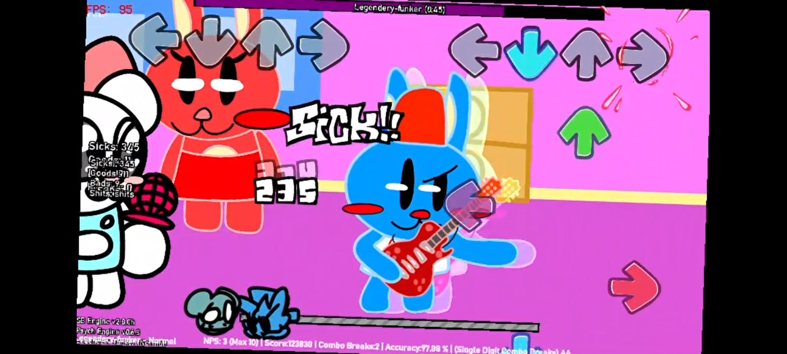 Funky Blood (Pretty Blood) Friday night Funkin Mod Mod for Friday Night ...