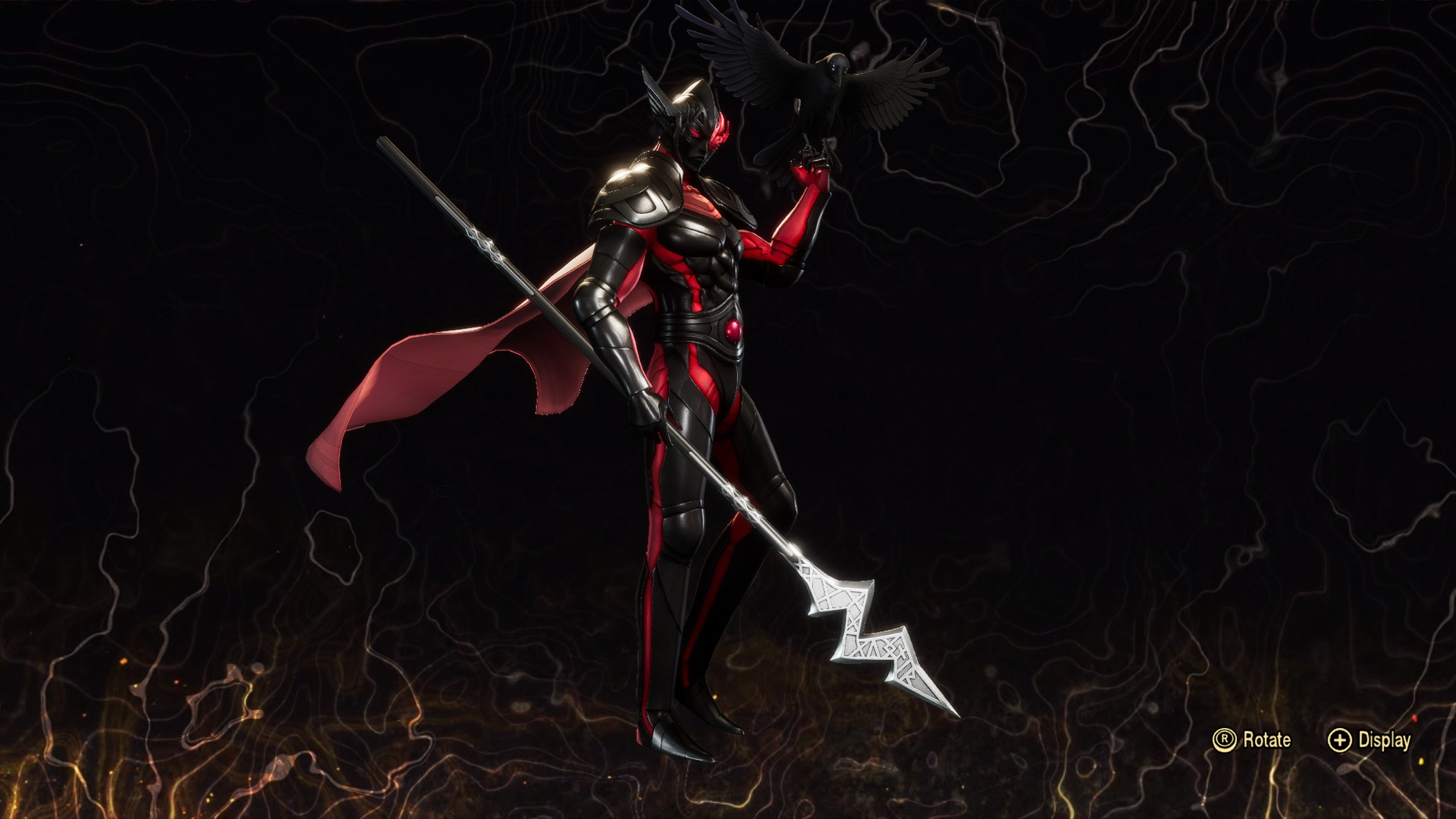 Black and Red Odin (Also Black Cape) Mod for Shin Megami Tensei V ...