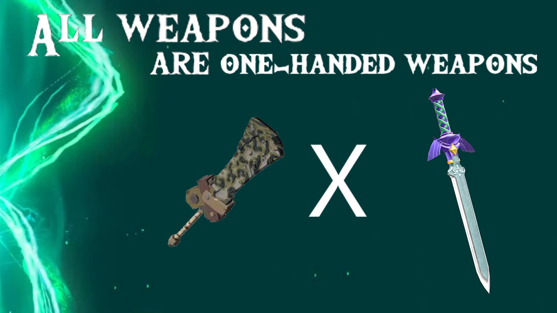 All weapons are one-handed weapons Mod for The Legend of Zelda: Tears ...