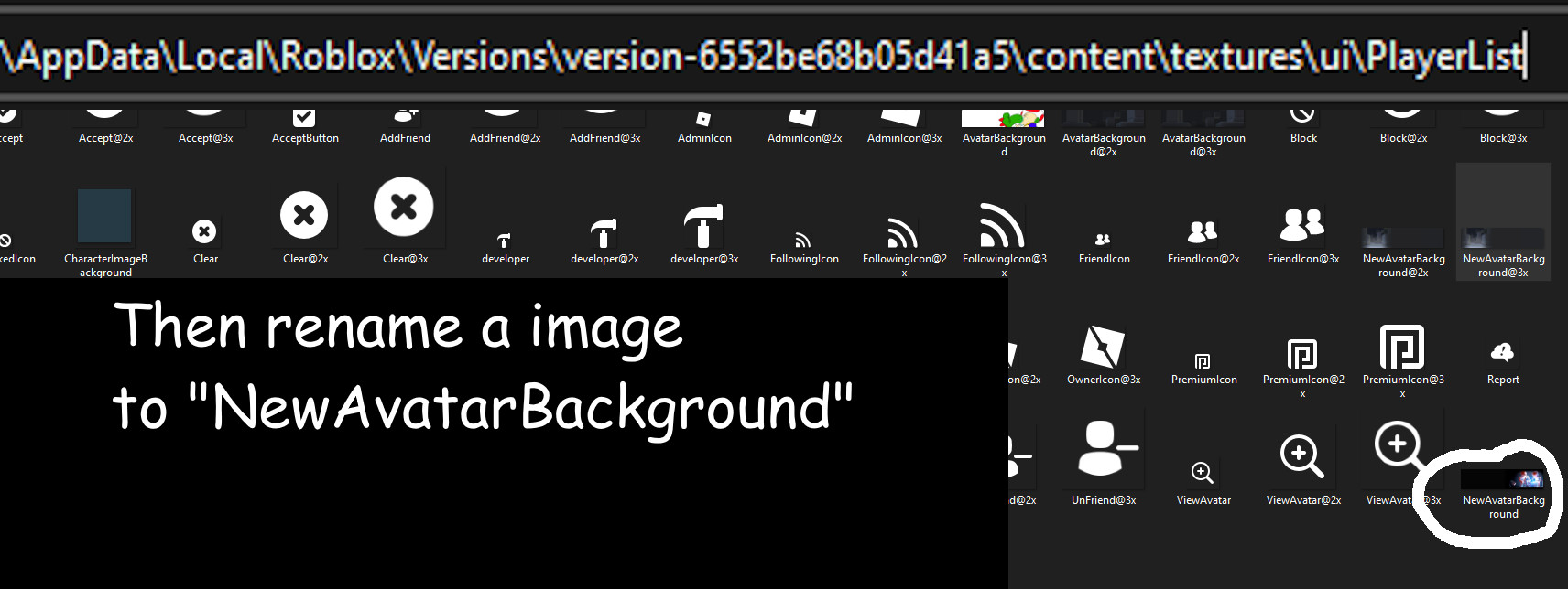 Roblox's "NewAvatarBackground" Texture pack Mod for Roblox | RBLX Mods