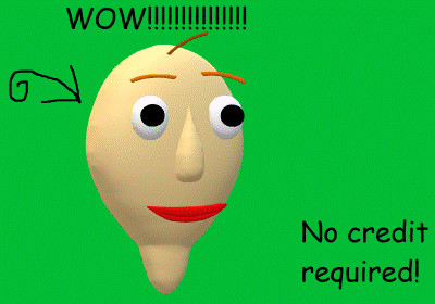 Baldi Head 3D Model Mod for Baldi's Basics | Baldi Mods