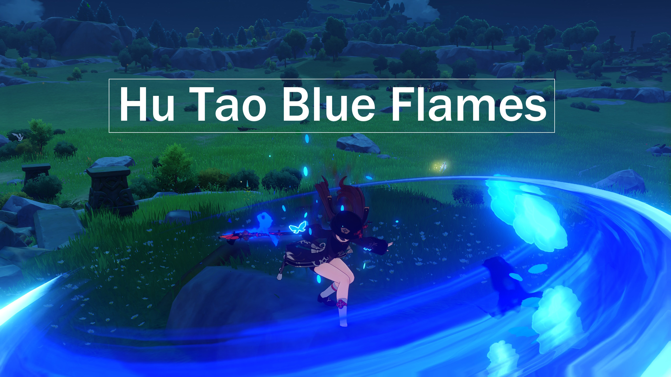Hu Tao Blue Flames Mod for Genshin Impact | GI Mods