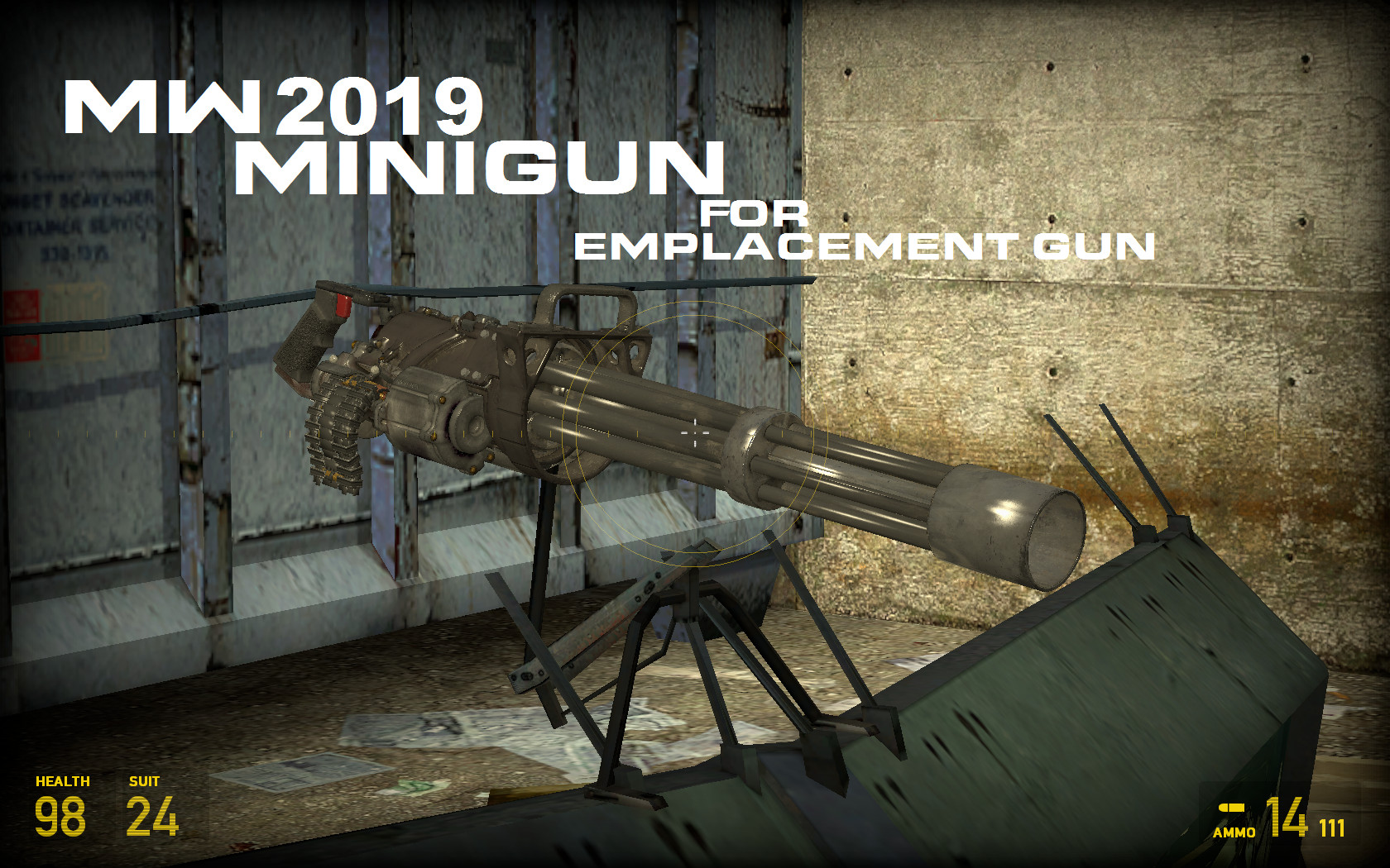 [REUPLOAD] MW2019 Minigun for Emplacement Gun Mod for Half-Life 2 | HL2 ...