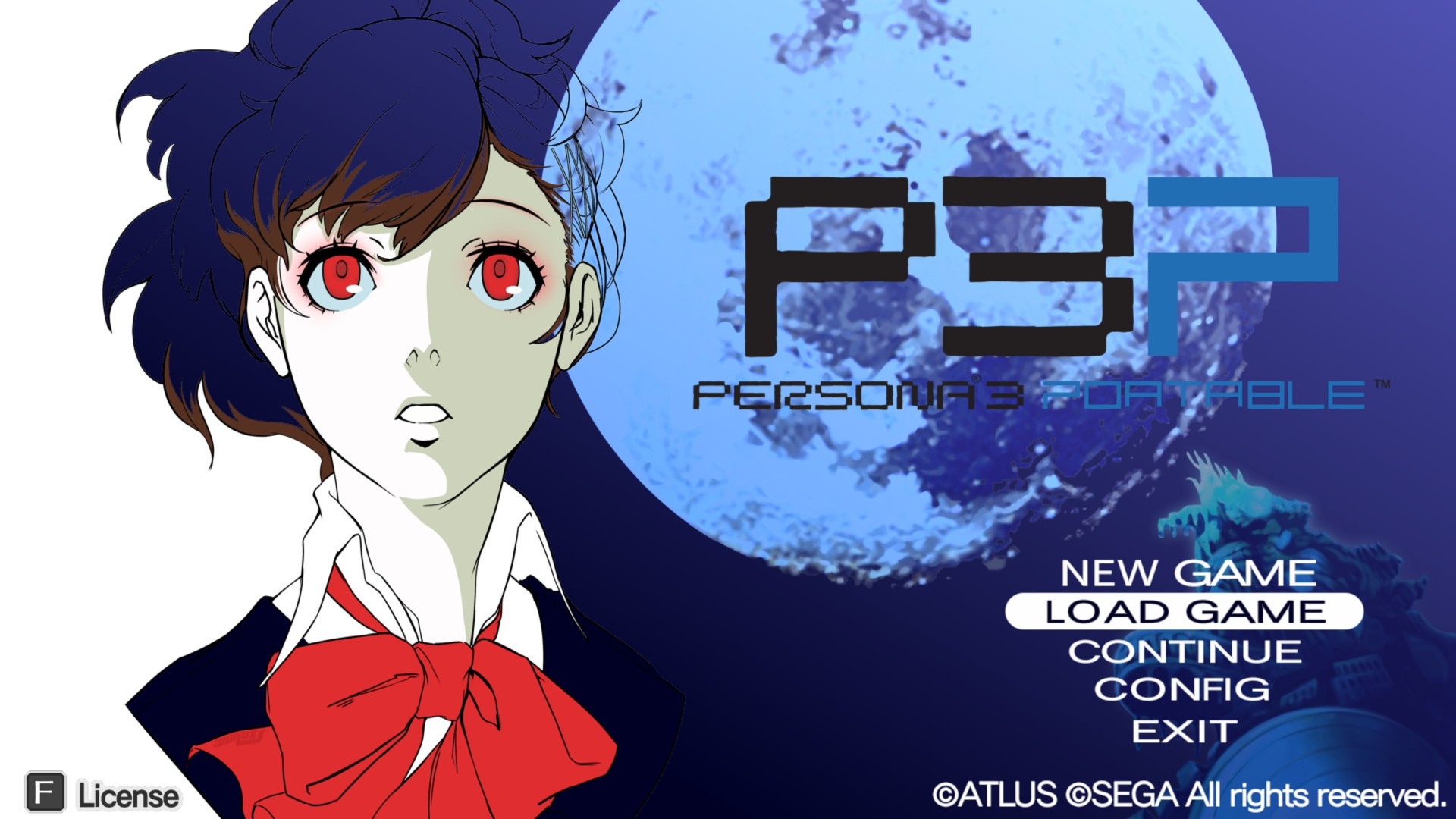 New FeMC Title Screen Art Mod for Persona 3 Portable (PC) | P3P PC Mods