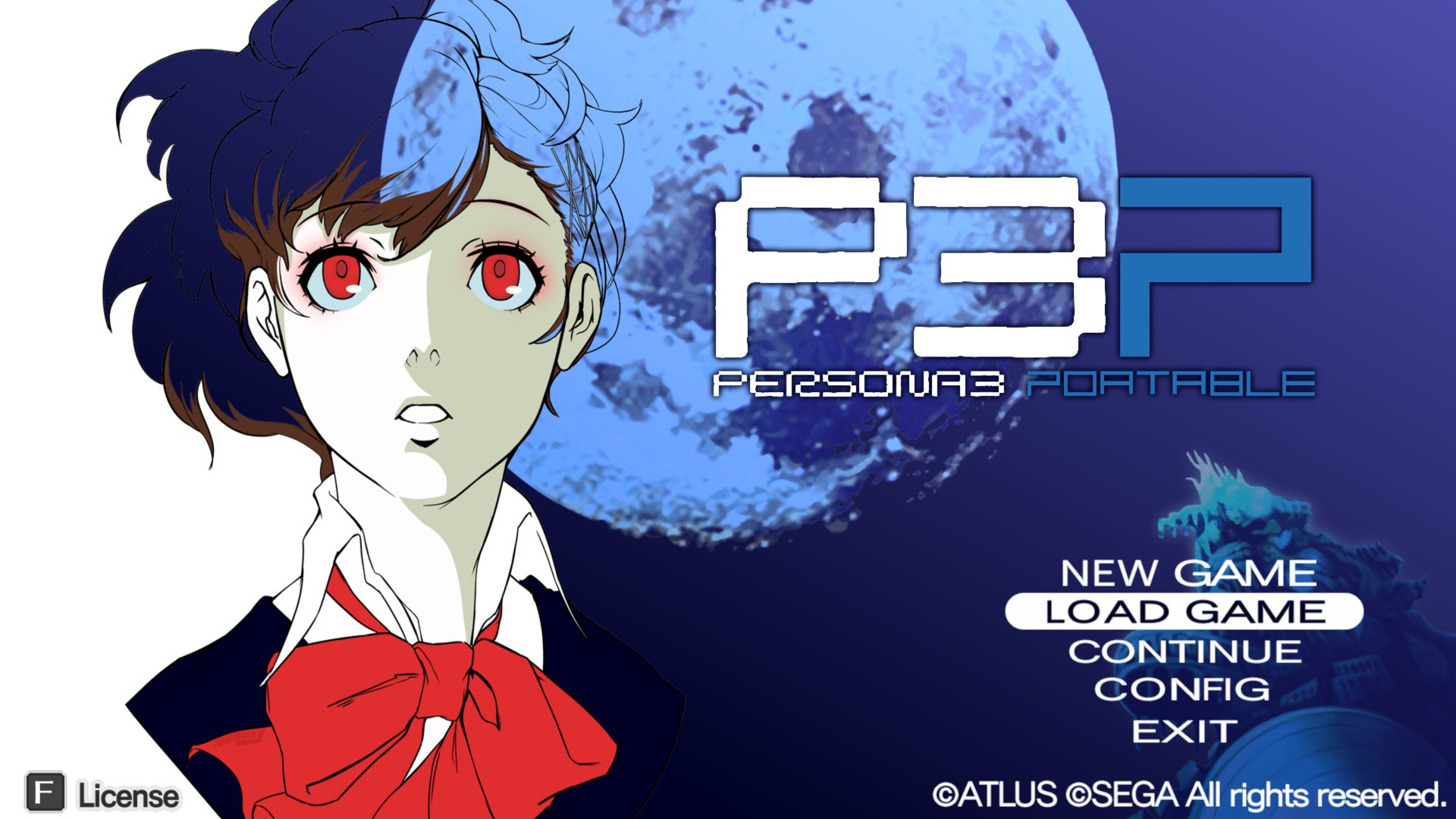 New FeMC Title Screen Art Mod for Persona 3 Portable (PC) | P3P PC Mods