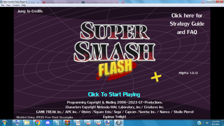 Super Smash Flash + Mod for Super Smash Flash (2006) | SSF1 Mods