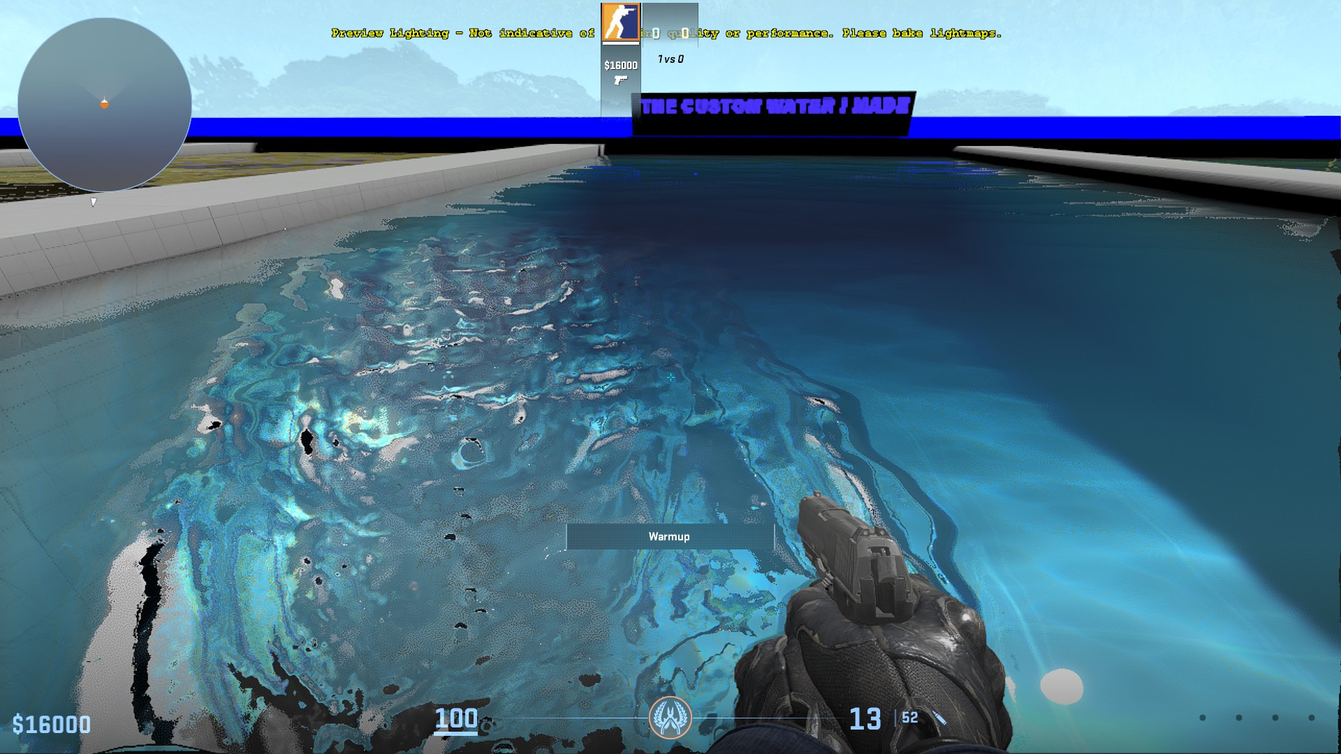 CS2 Simple Pool Water Texture Mod for Counter-Strike 2 | CS2 Mods