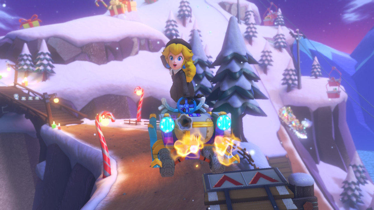 Peach Wintertime (With Tour Animations) Mod for Mario Kart 8 Deluxe ...
