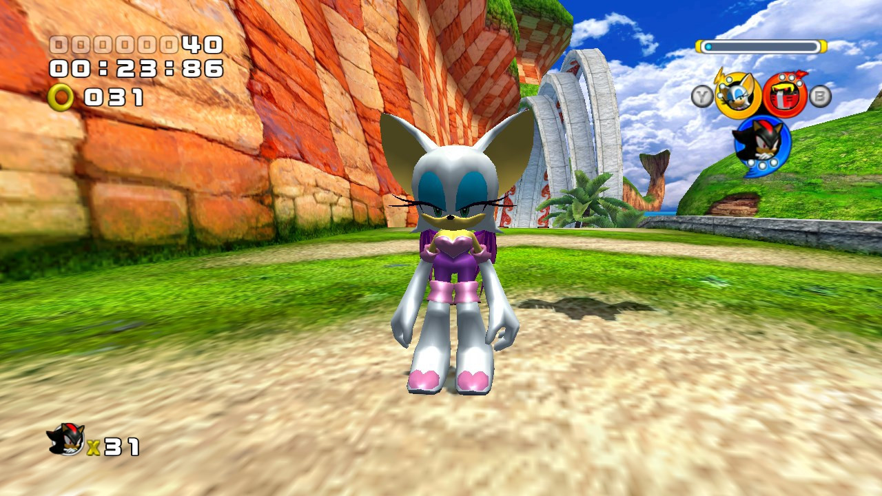 Rouge Classic Outfit Mod for Sonic Heroes | SH Mods