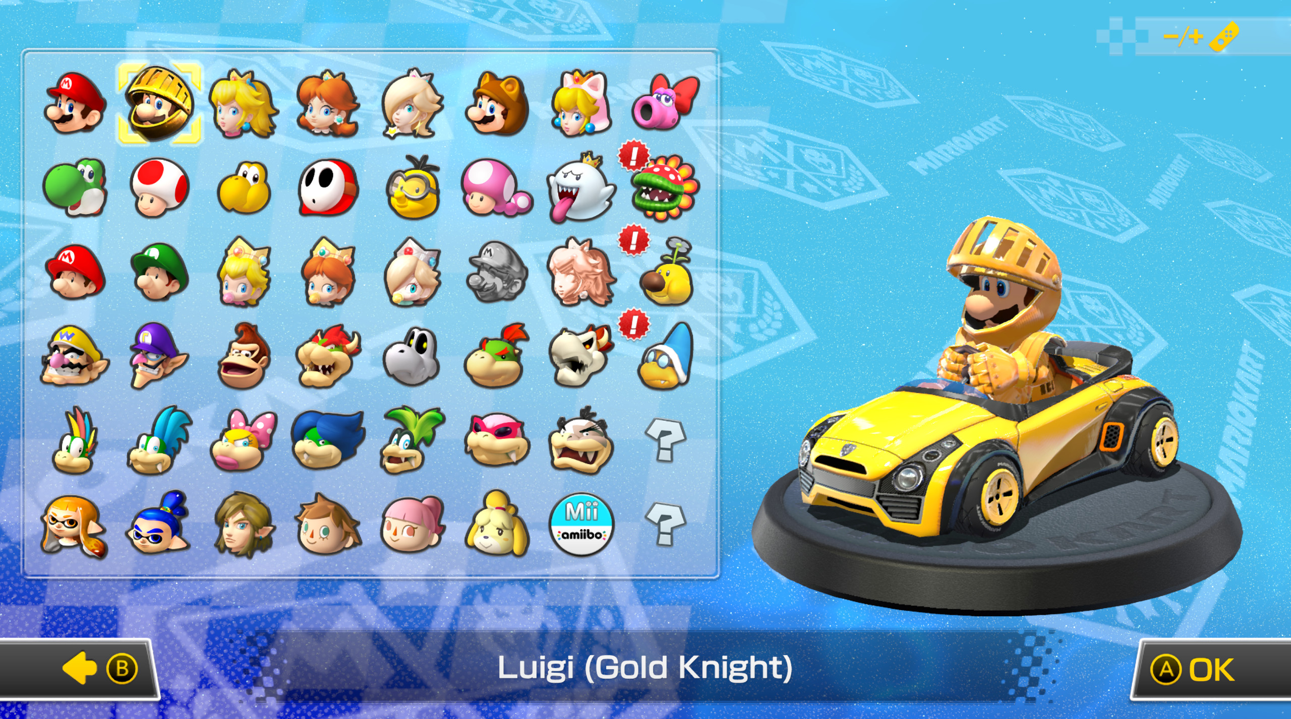 Knight Luigi (Mario Kart Tour Port) Mod for Mario Kart 8 Deluxe | MK8D Mods