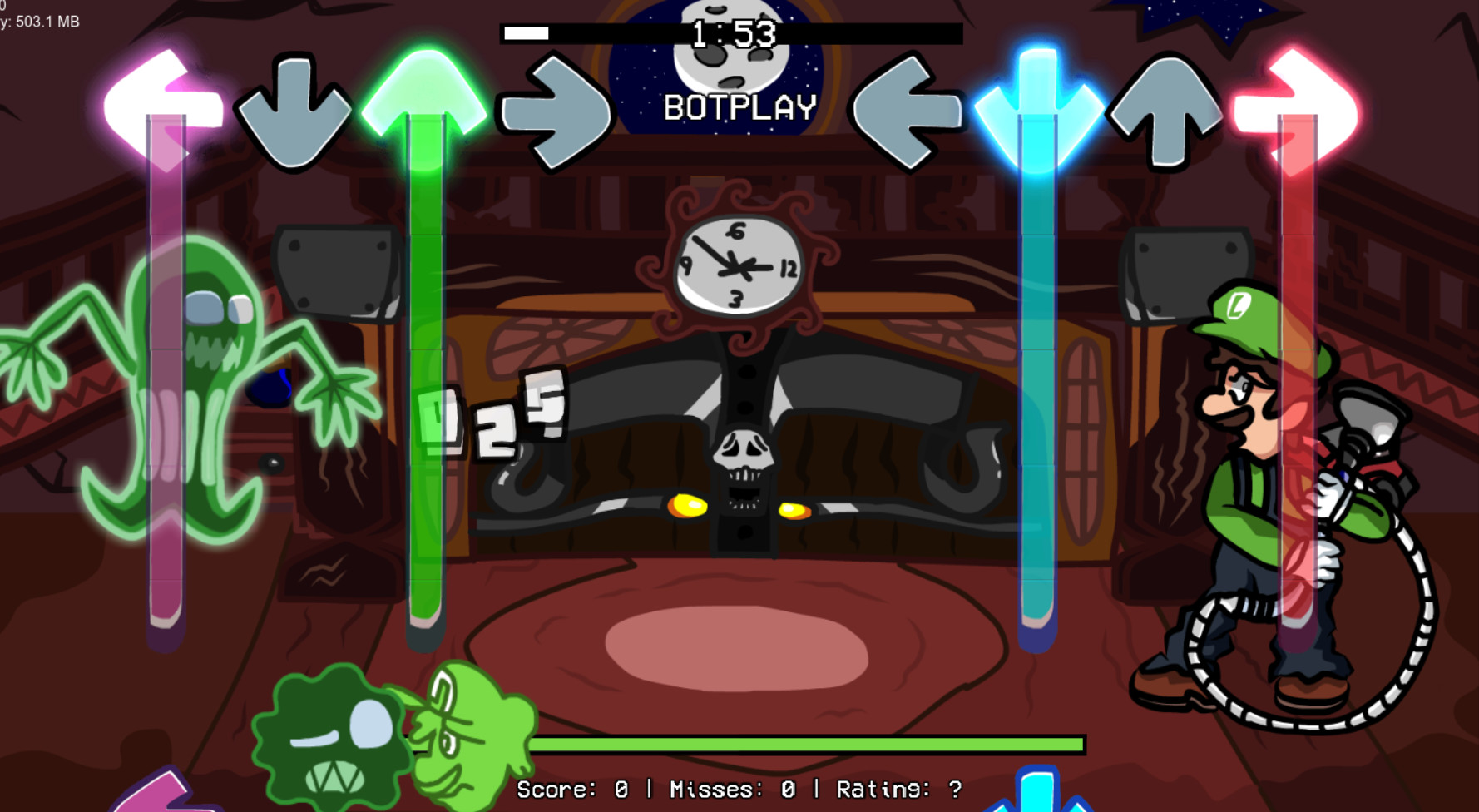 FNF-Luigi's Mansion V2 [Demo] Mod for Friday Night Funkin' | FNF Mods