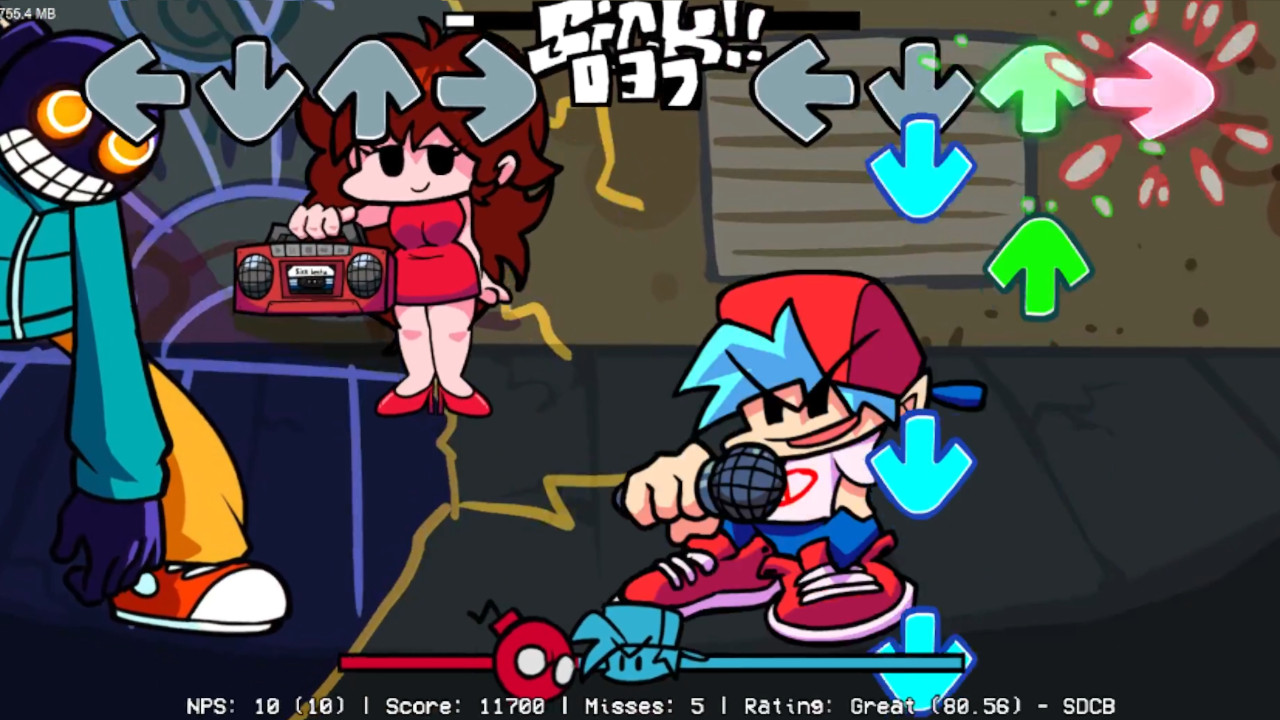 Scoretext with Nps Mod for Friday Night Funkin' | FNF Mods