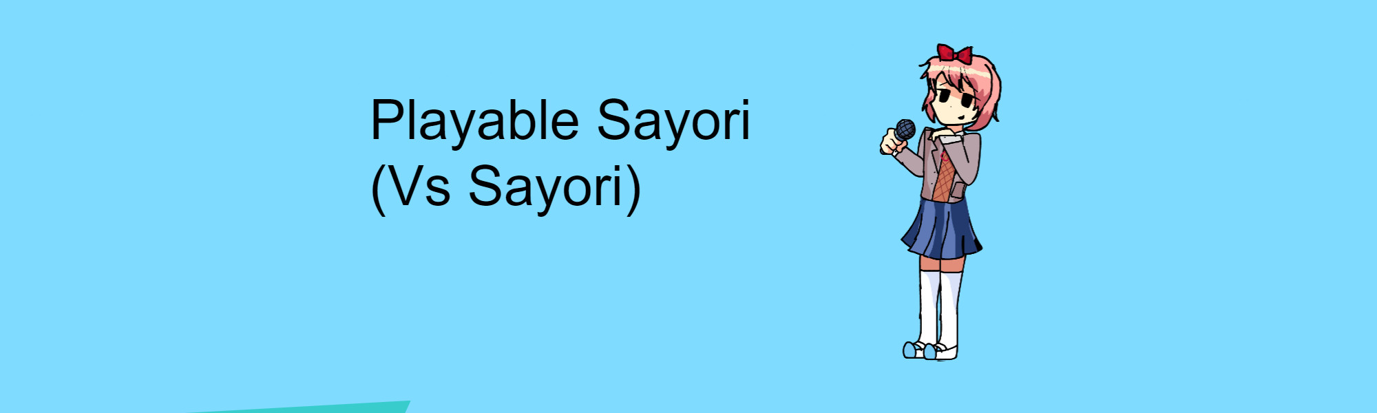 Playable Sayori (Vs Sayori) Mod for Friday Night Funkin' | FNF Mods