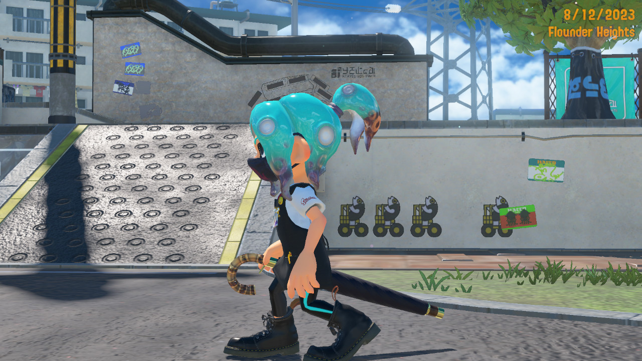OctoLocks Ponytail Hairstyle Mod for Splatoon 3 | Splatoon 3 Mods