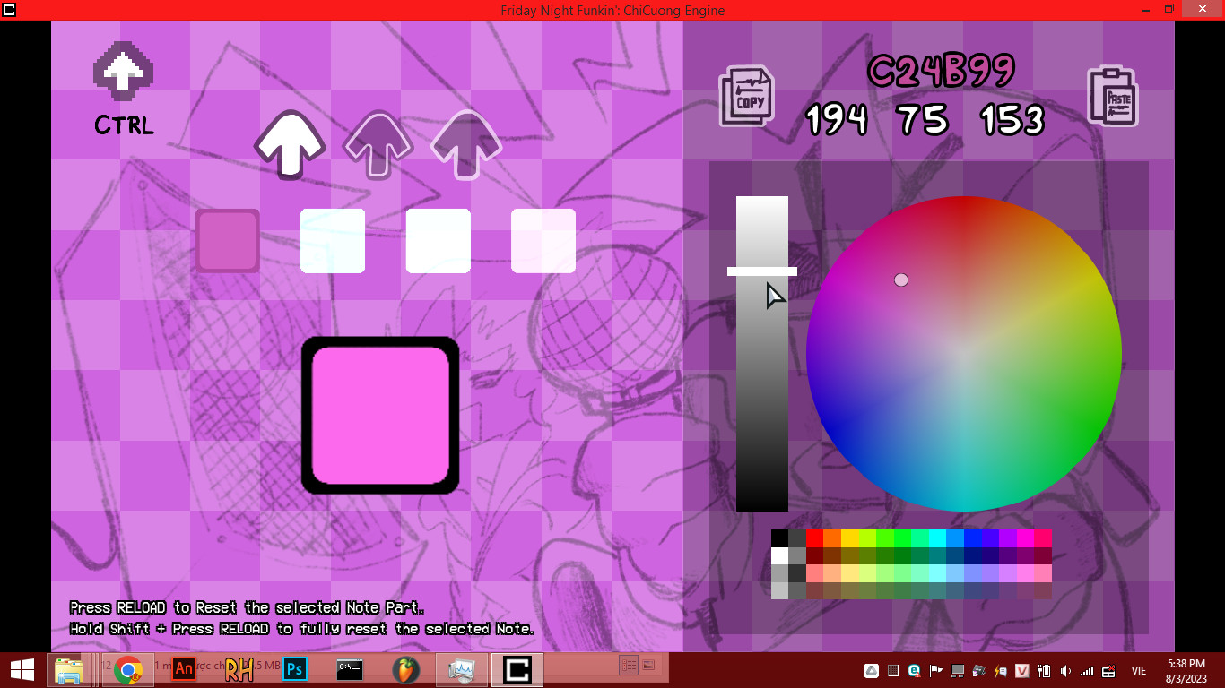Square NOTE assets V0.7 Mod for Friday Night Funkin' | FNF Mods