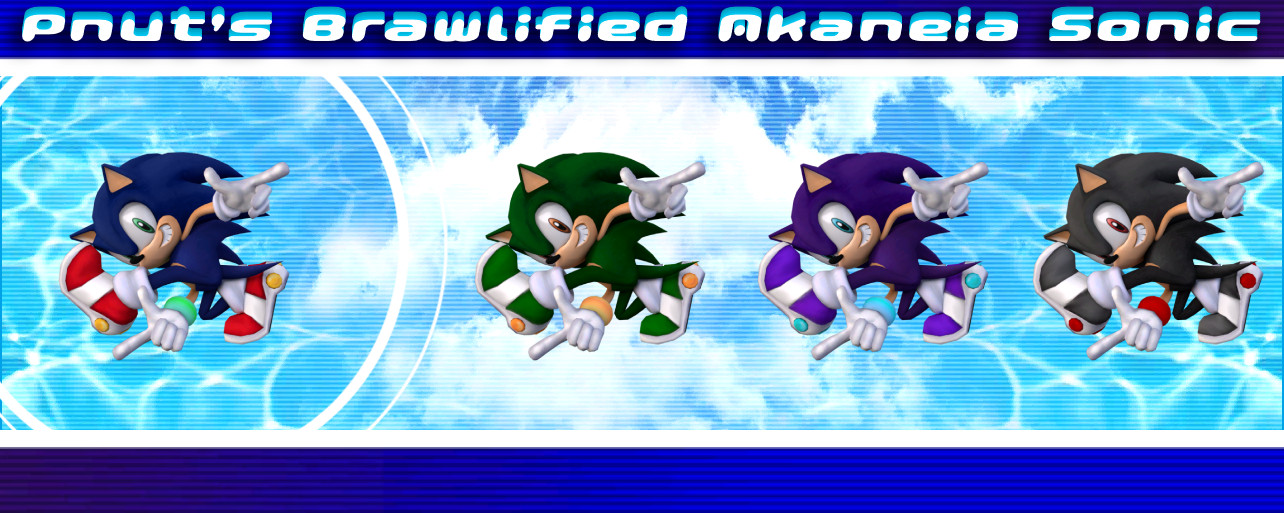 Pnut's Brawlified Akaneia Sonic Mod for Super Smash Bros. Brawl | Brawl ...
