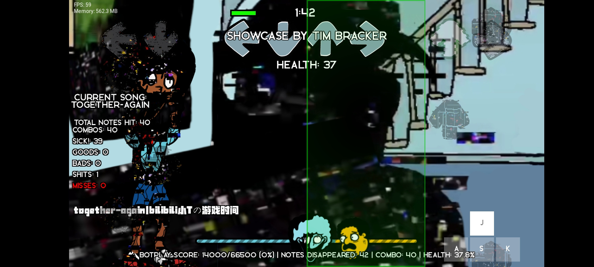 Darkness Takeover:together-again(fanmade) Mod for Friday Night Funkin ...