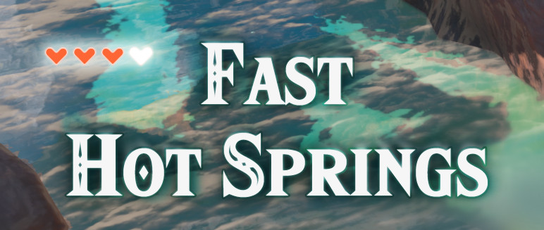 Fast Hot Springs Mod for The Legend of Zelda: Tears of the Kingdom ...