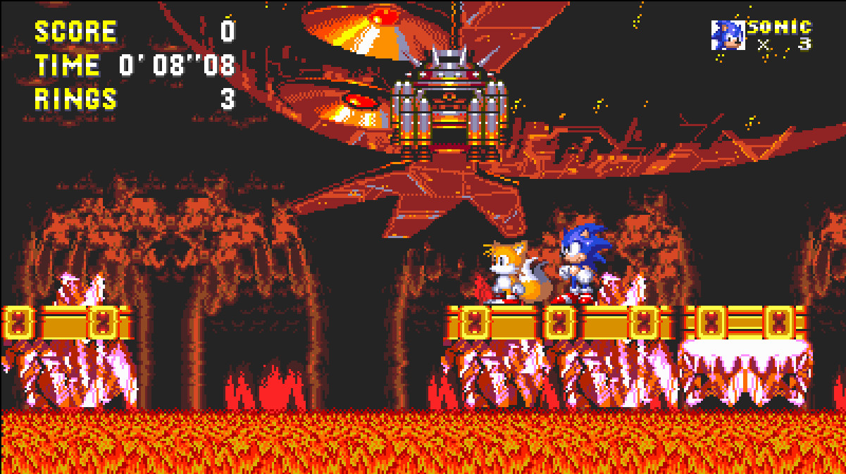 Animated Hot Mobile BG Sprite Mod for Sonic 3 A.I.R. | S3AIR Mods