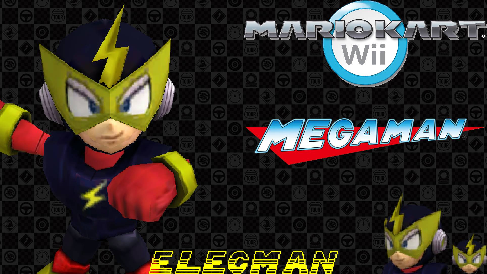 Elec Man Mod for Mario Kart Wii | MKWii Mods