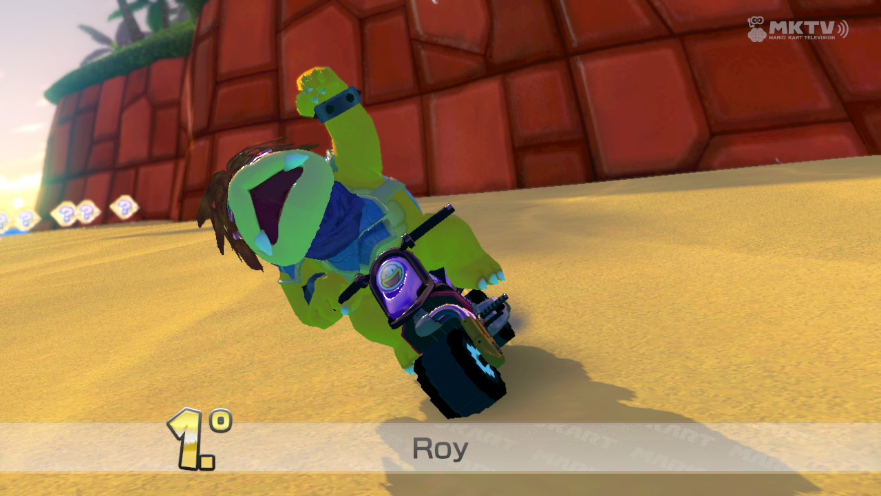 Roy over Roy Mod for Mario Kart 8 | MK8 Mods