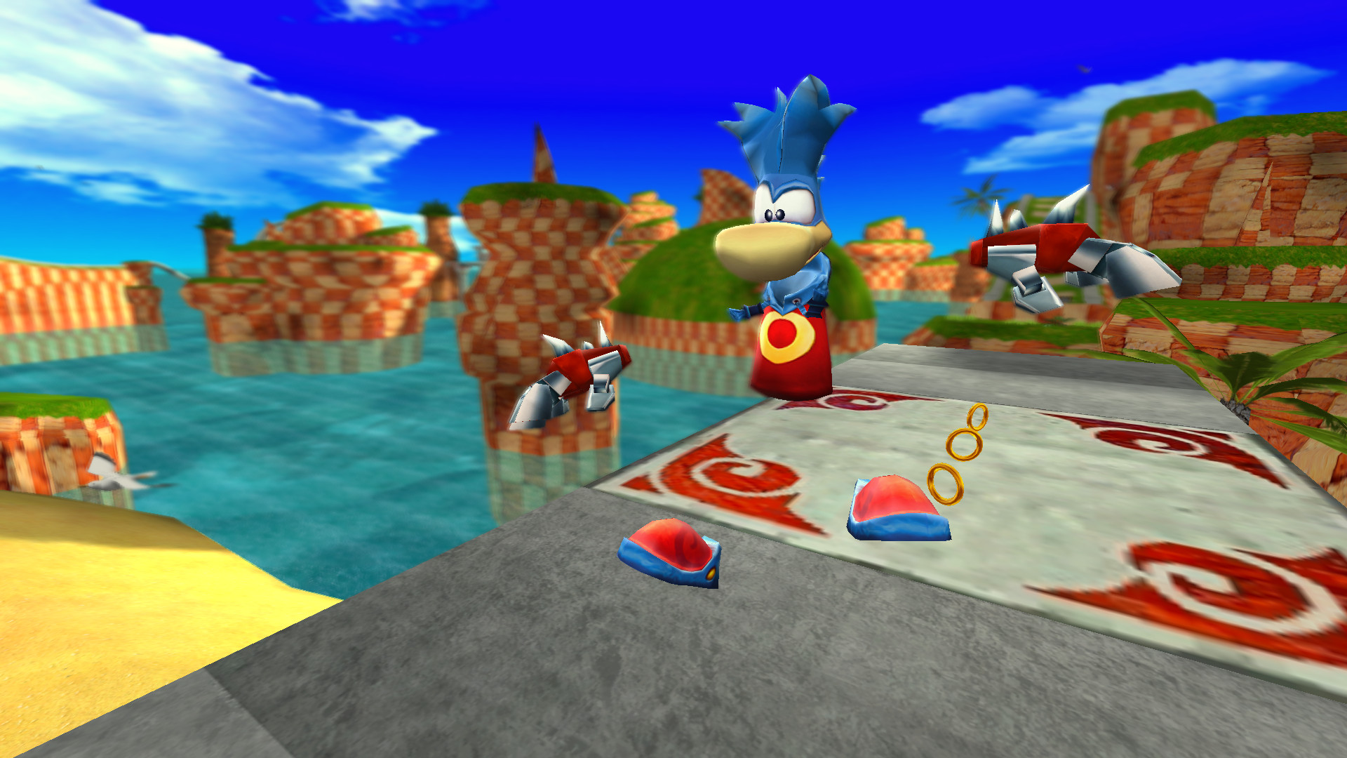 Rayman!!! (COSTUME UPDATE) Mod for Sonic World DX | SWDX Mods