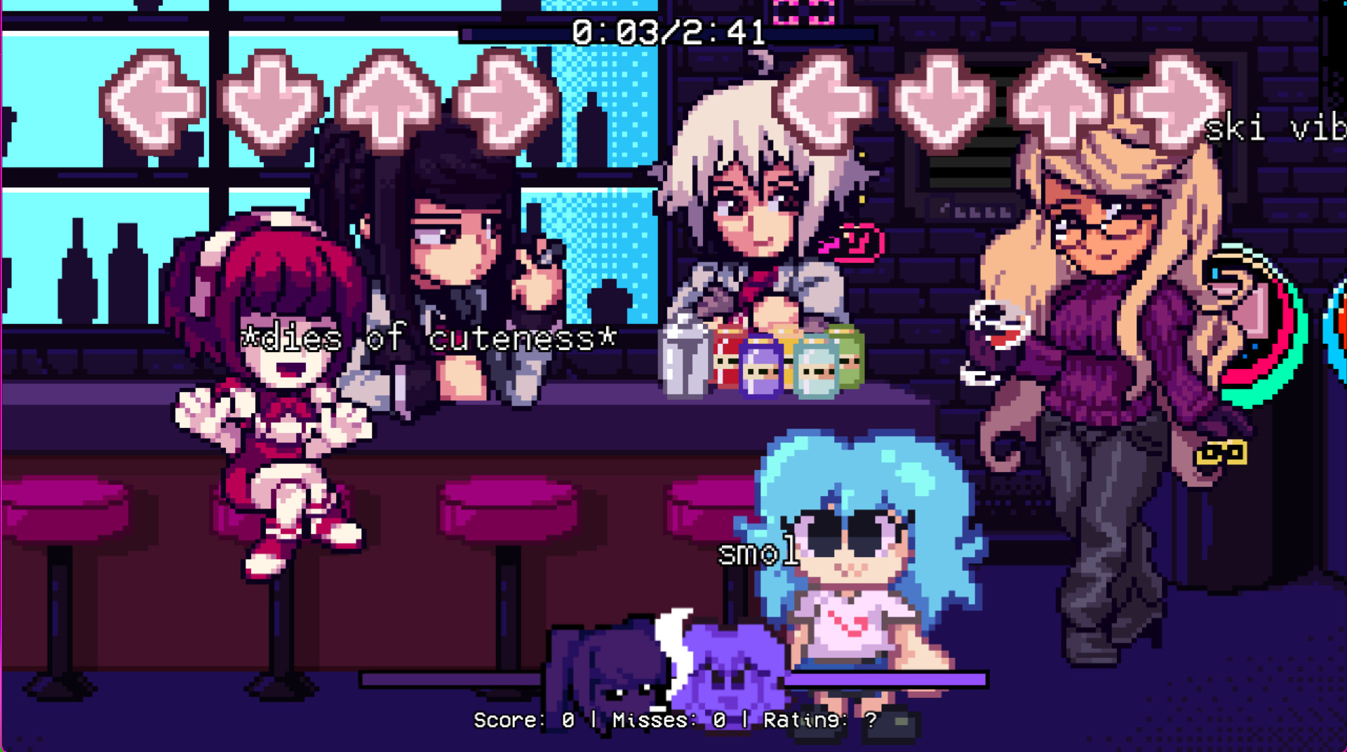 Ski Sings Doki Doki Takeover Plus!! Mod for Friday Night Funkin' | FNF Mods