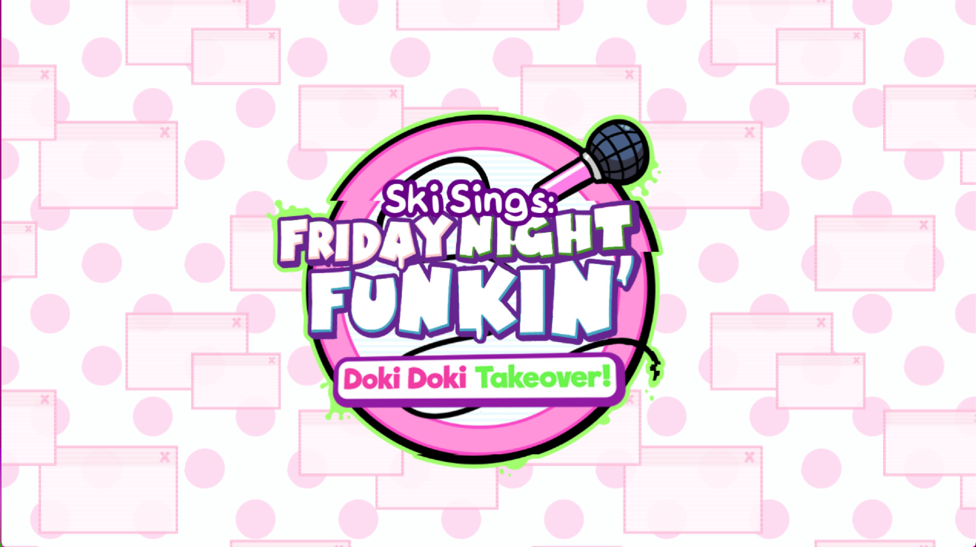 Ski Sings Doki Doki Takeover Plus!! Mod for Friday Night Funkin' | FNF Mods