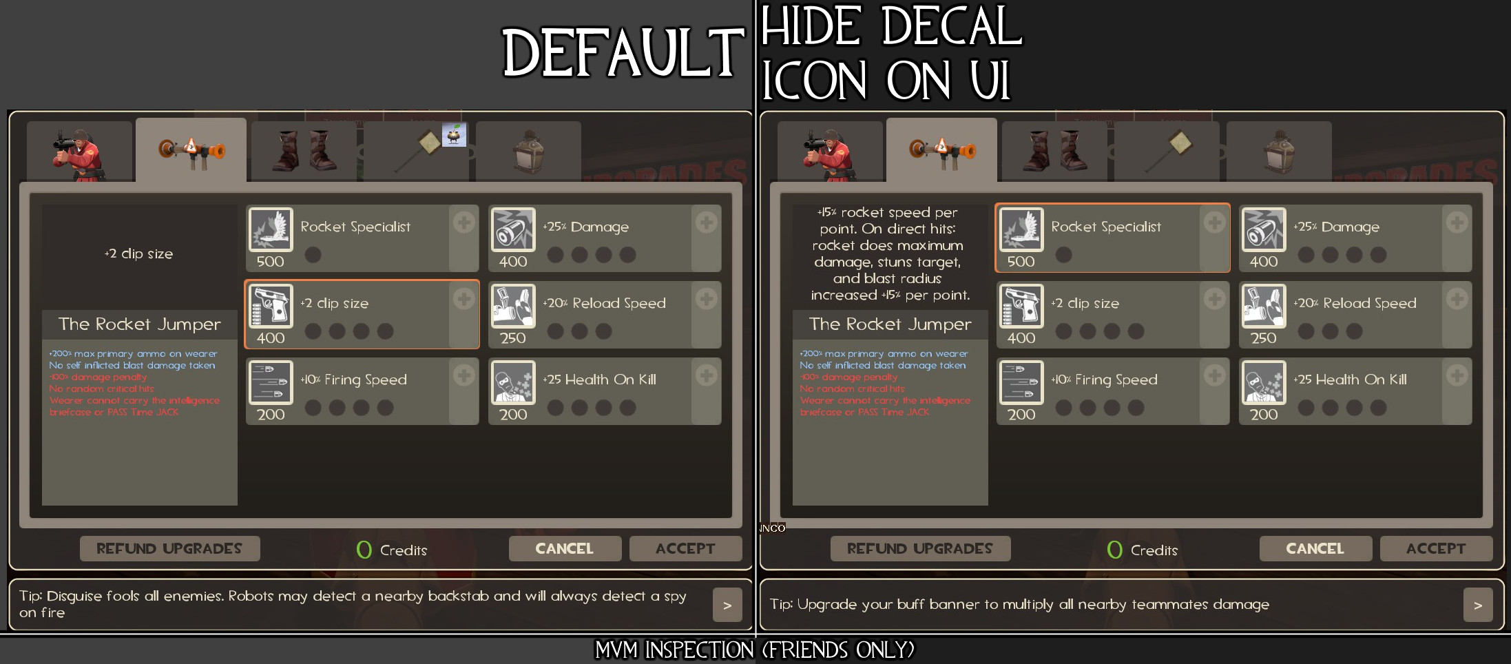 No Decals Mod (Works on Casual) Mod for Team Fortress 2 | TF2 Mods
