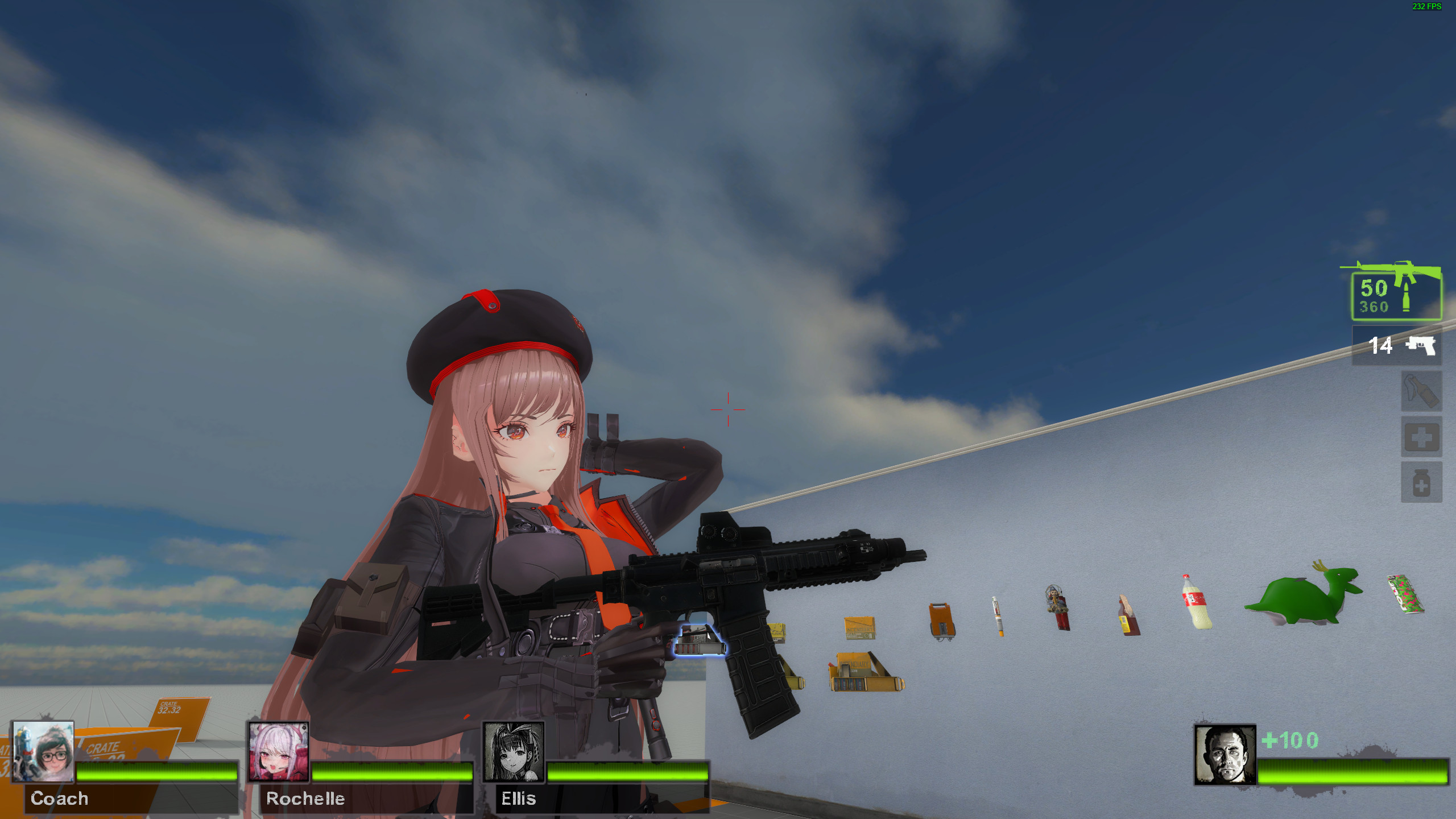 Rapi from Nikke (Replaces Nick) Mod for Left 4 Dead 2 | L4D2 Mods