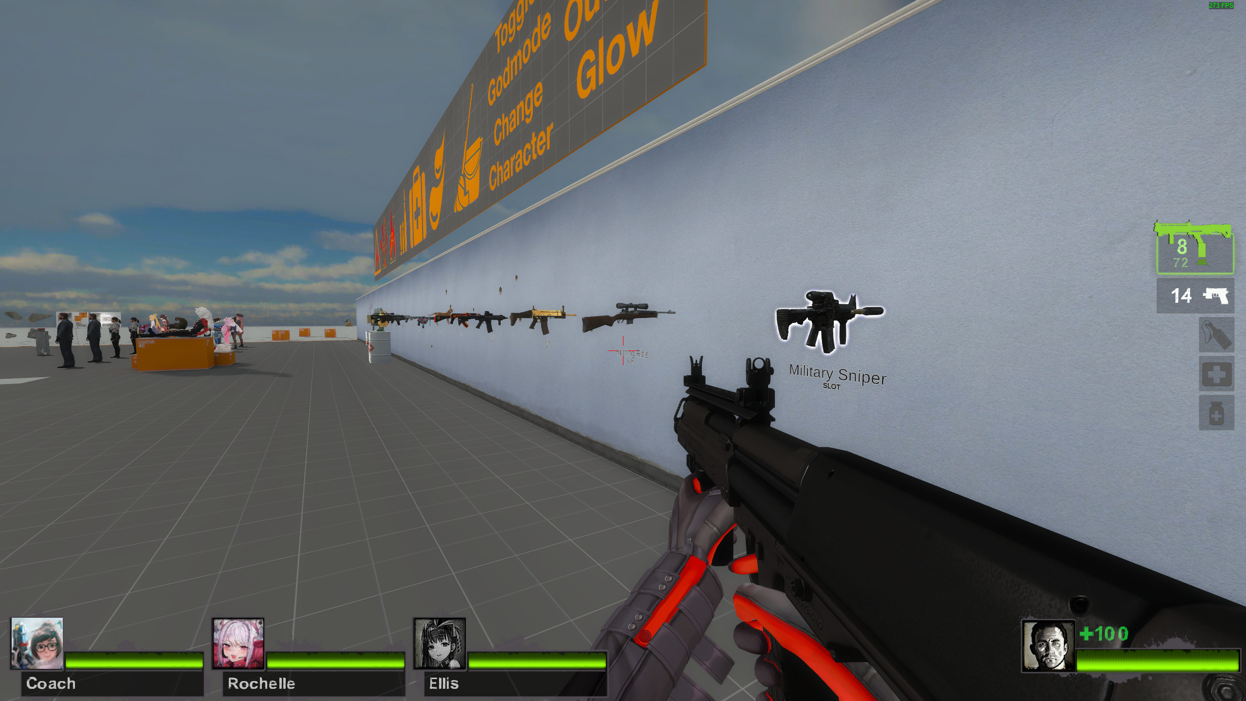 Rapi from Nikke (Replaces Nick) Mod for Left 4 Dead 2 | L4D2 Mods