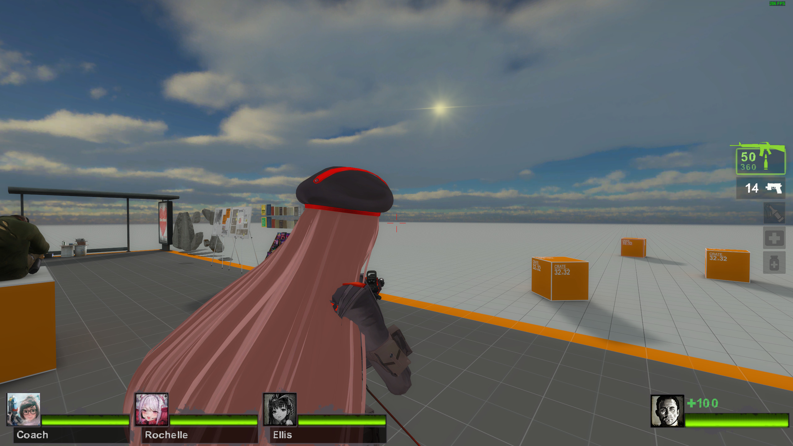 Rapi from Nikke (Replaces Nick) Mod for Left 4 Dead 2 | L4D2 Mods