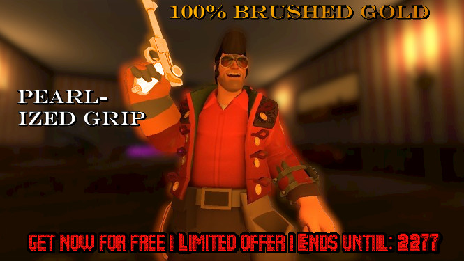 Golden Luger with Pearl Grips [Lugermorph] Mod for Team Fortress 2 ...