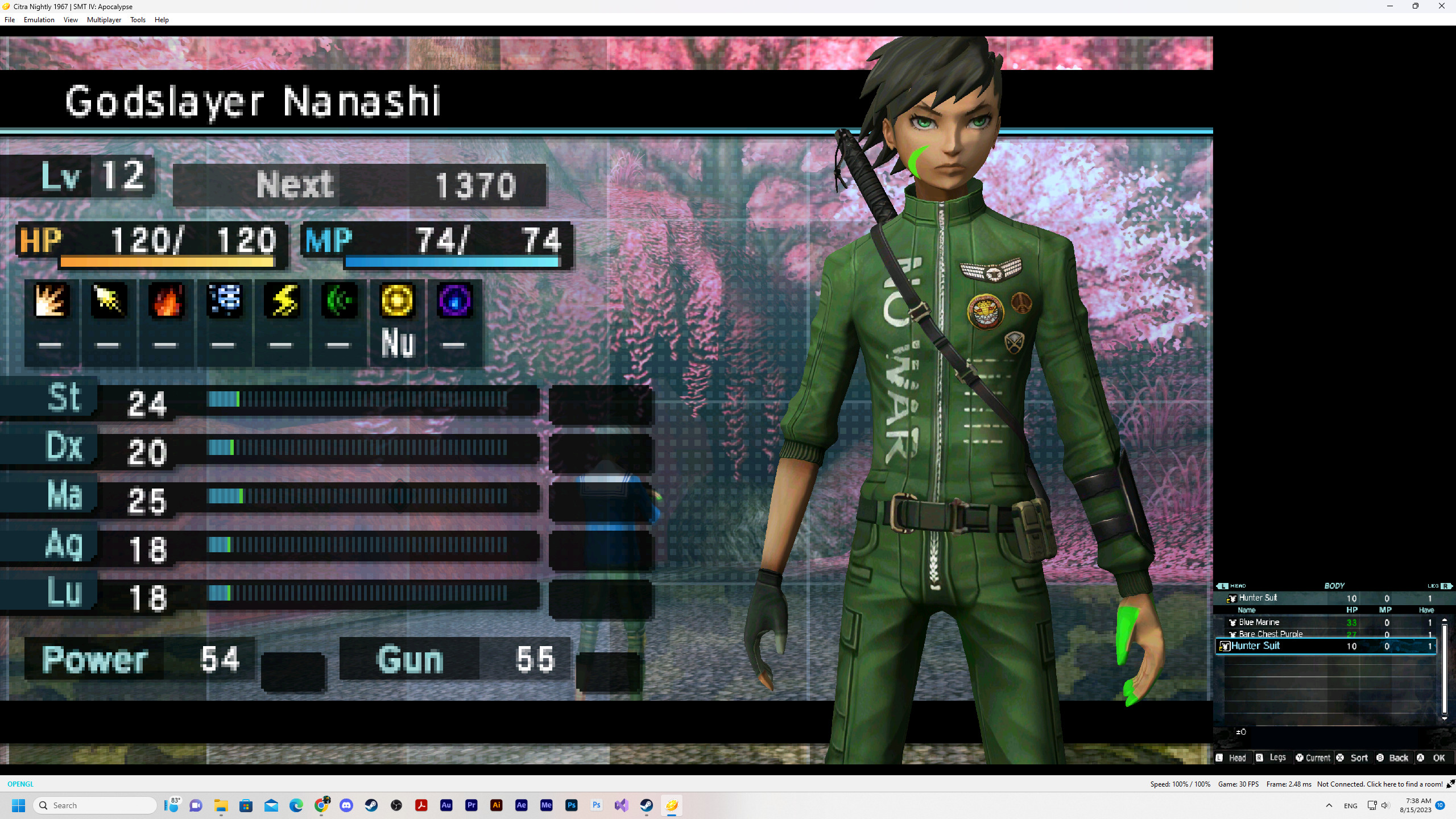 HD Nanashi Hunter suit Mod for Shin Megami Tensei IV: Apocalypse ...