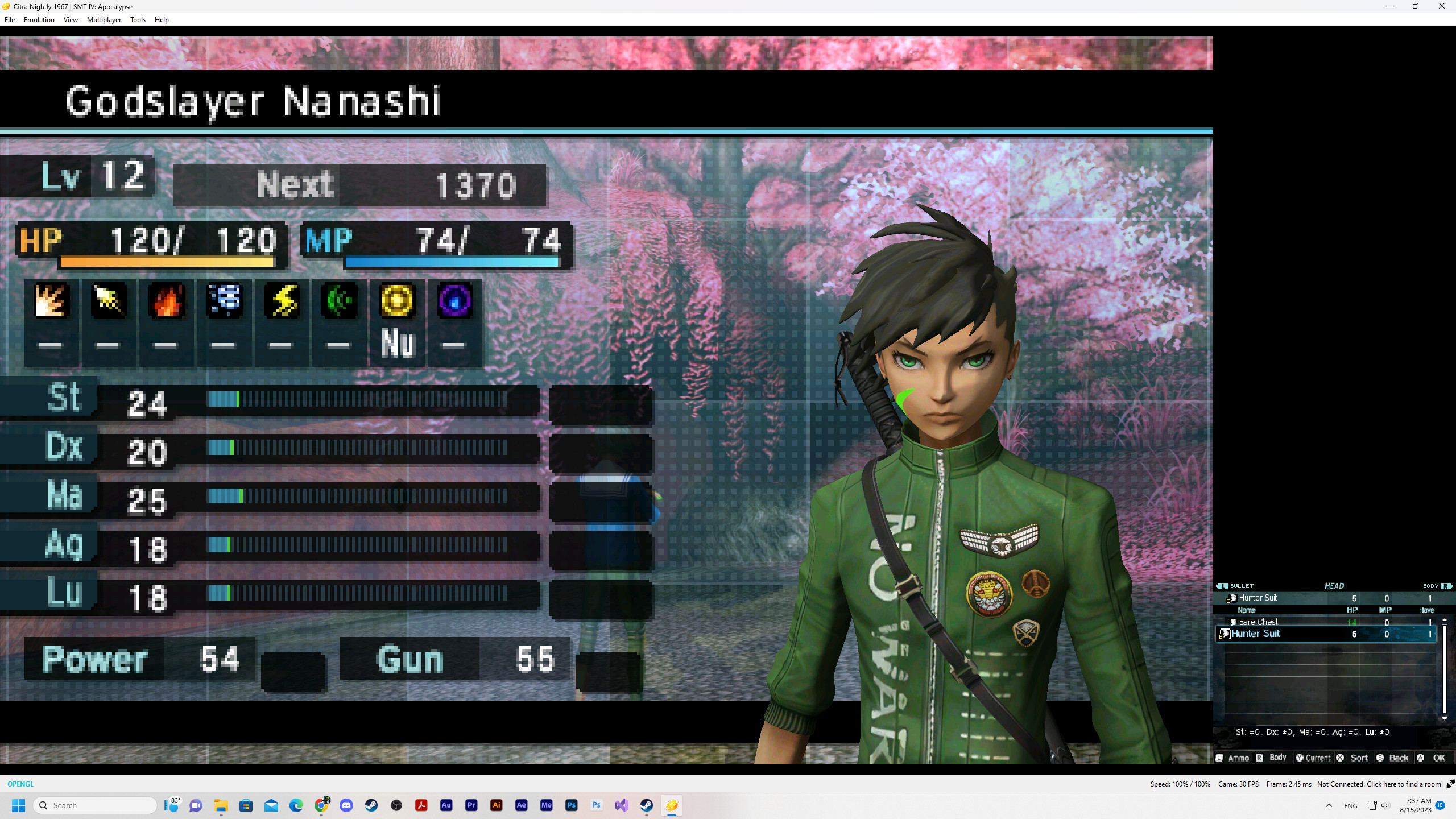 HD Nanashi Hunter suit Mod for Shin Megami Tensei IV: Apocalypse ...