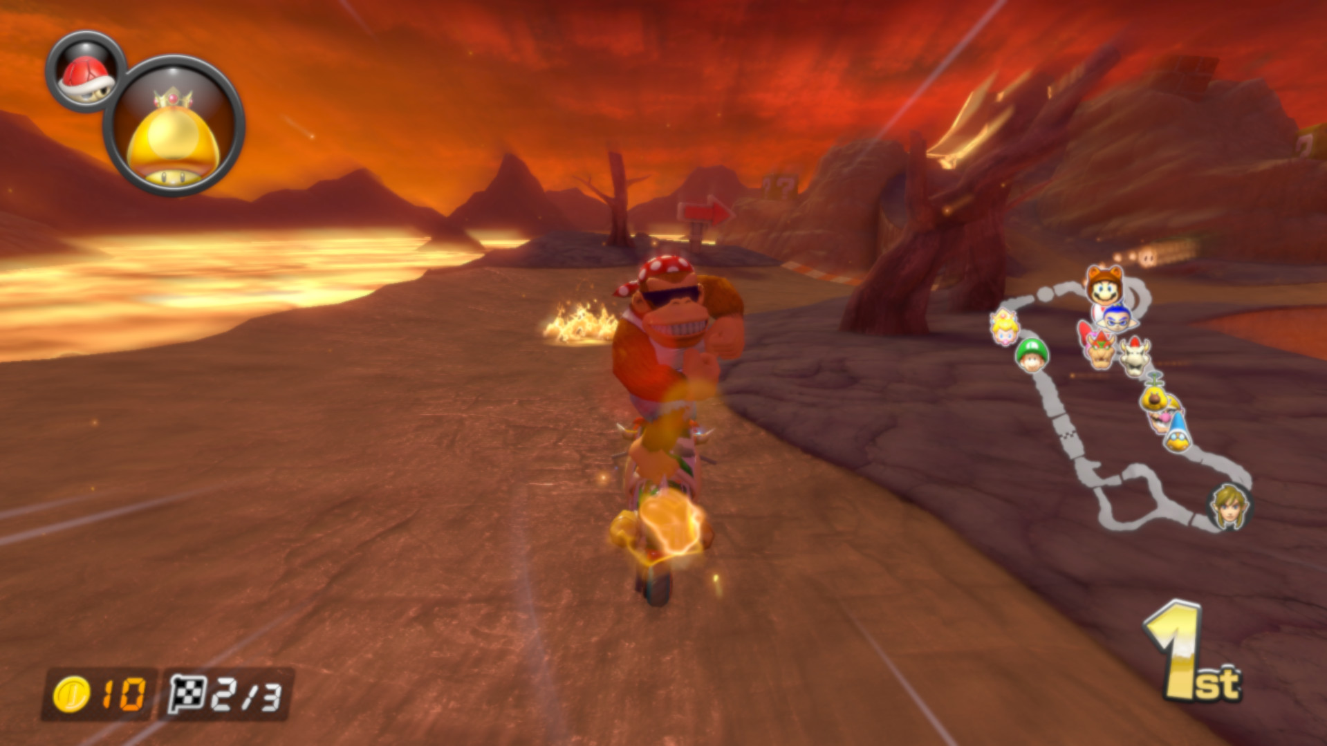 MKWii Funky Kong Flame Runner Combo Mod for Mario Kart 8 Deluxe | MK8D Mods