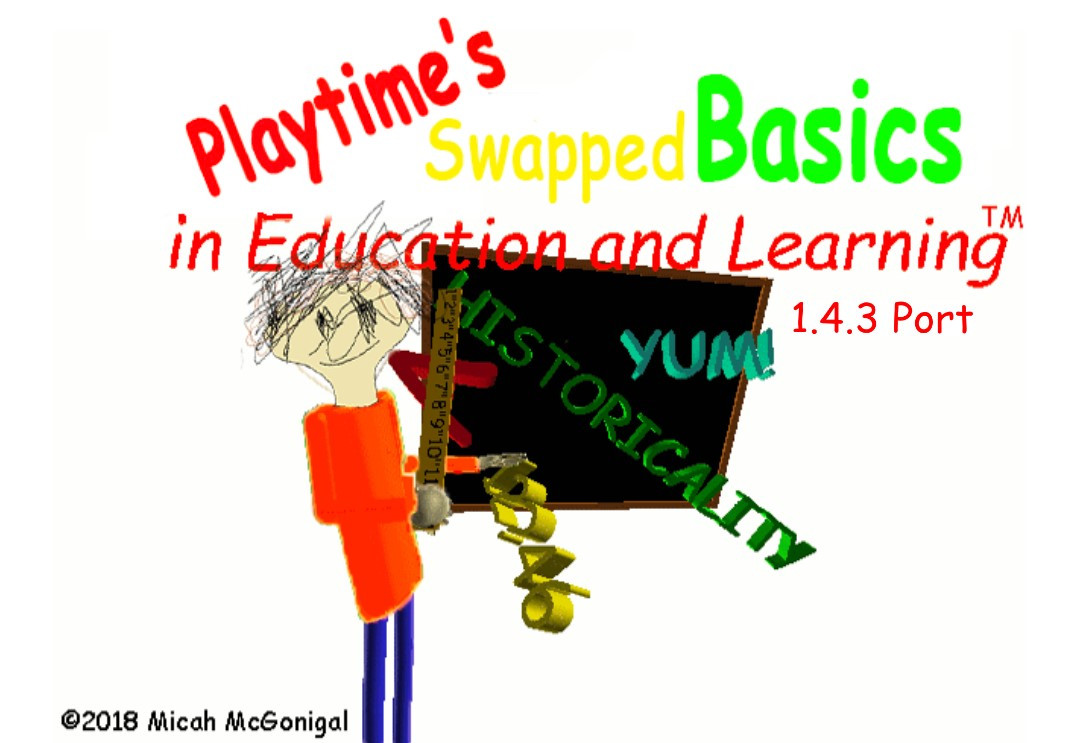 Playtime Swapped Basics 1.4.3 Port Mod for Baldi's Basics | Baldi Mods