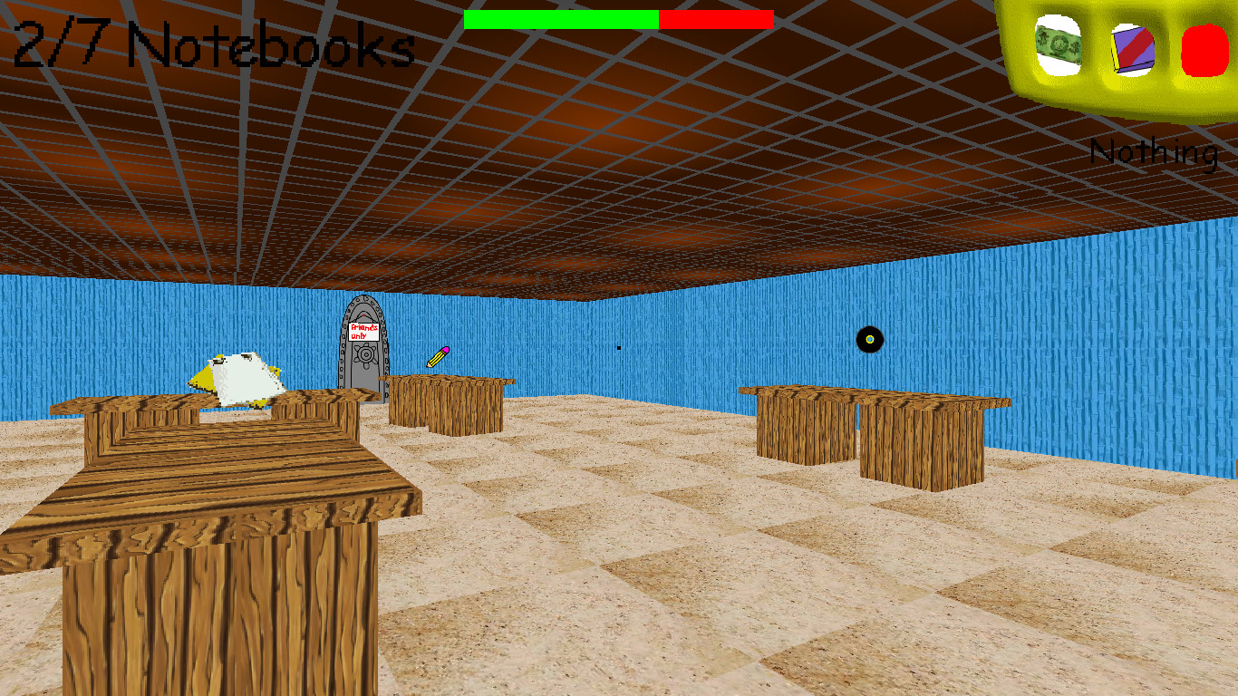 spongebob's basics {RE-UPLOAD} Mod for Baldi's Basics | Baldi Mods