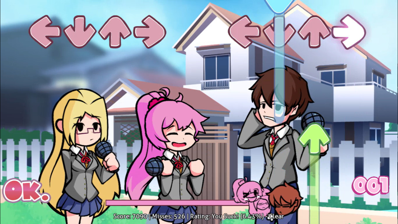 Doki Doki Extras! (V2) Mod for Friday Night Funkin' | FNF Mods